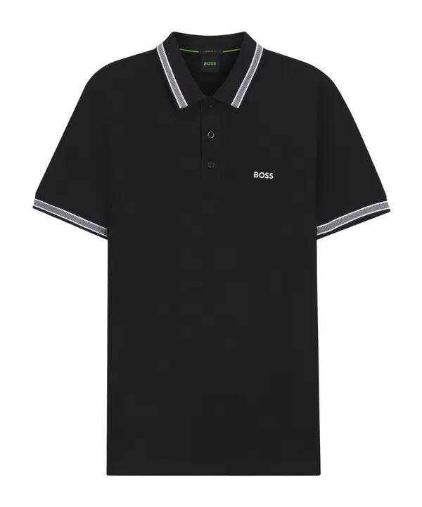 Hugo Boss Solid Color Polo Shirt - Blue