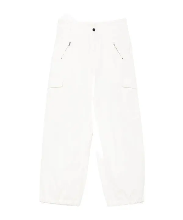 Barena Venezia Drawstringcuff Cargo Trousers - White
