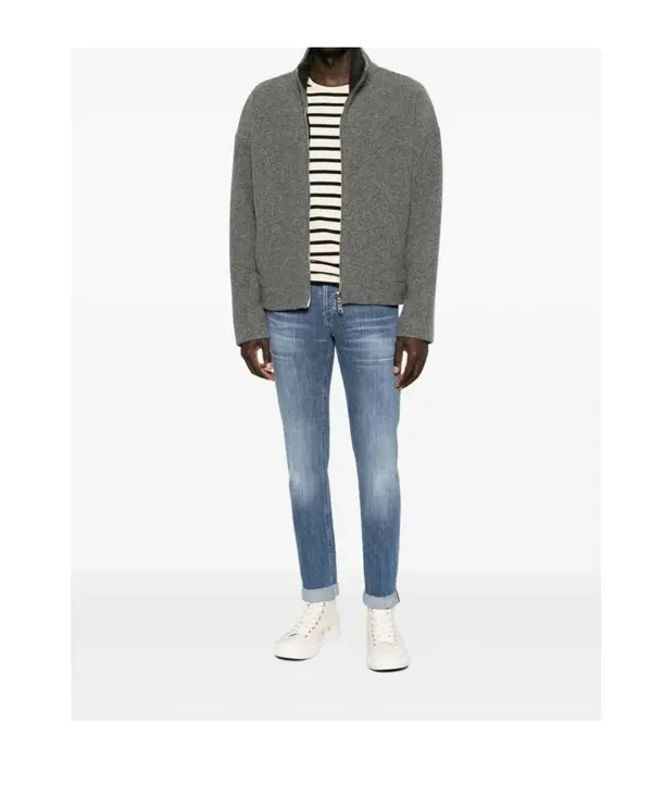 DONDUP Faded Whiskered Jeans