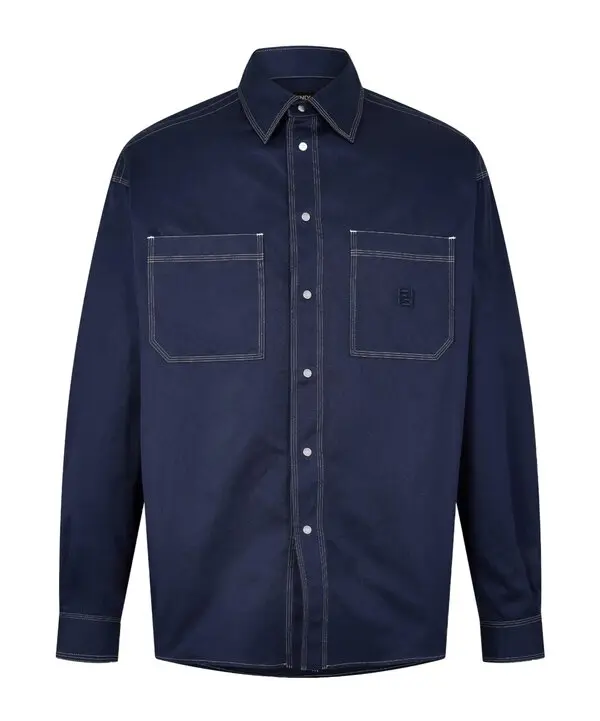 Fendi Longsleeve Collared Shirt