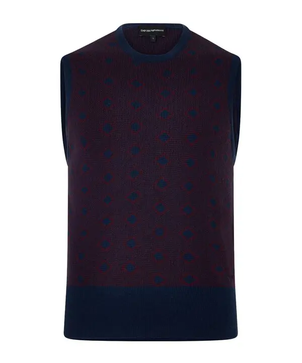 Emporio Armani Crewneck Knit Waistcoat
