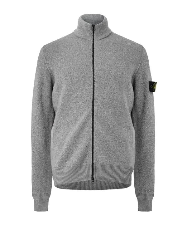 Stone Island Fullzip Knit Jacket - Gray