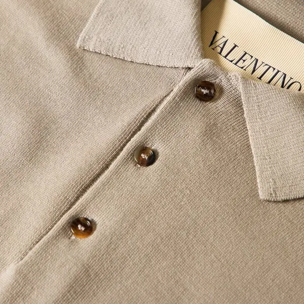 Valentino Garavani Longsleeve Knit Polo