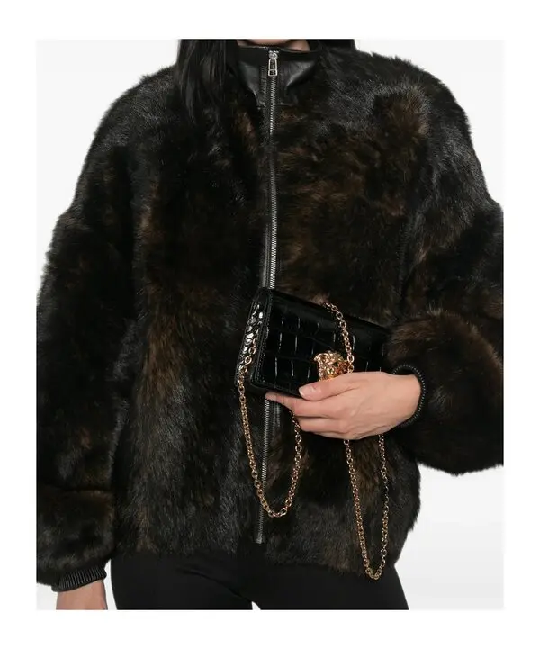 Versace Medusa '95 Croc-effect Shoulder Bag