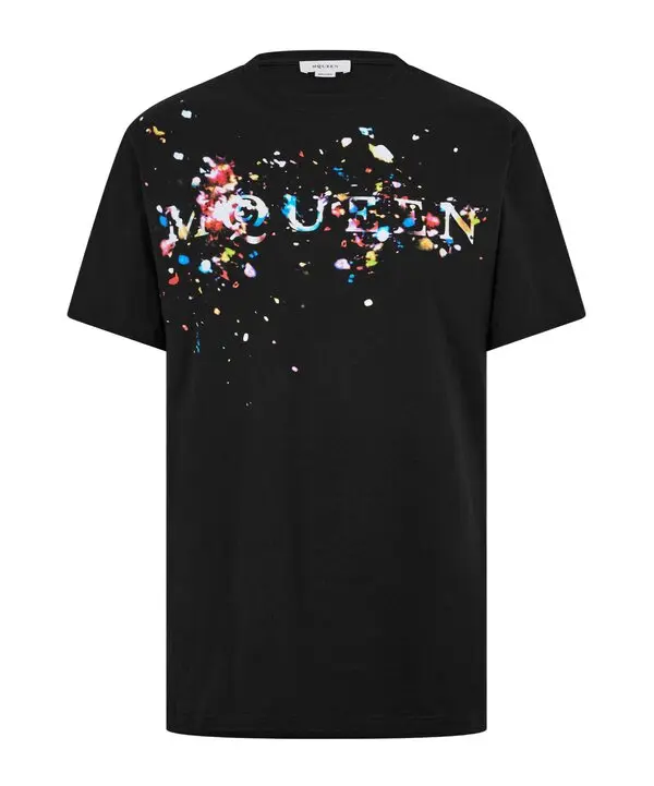 Alexander McQueen Confetti Print T-shirt