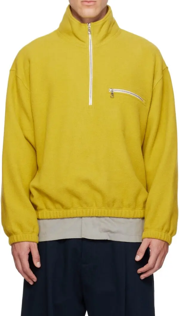 RIER Zip-fastening Fleece Sweatshirt