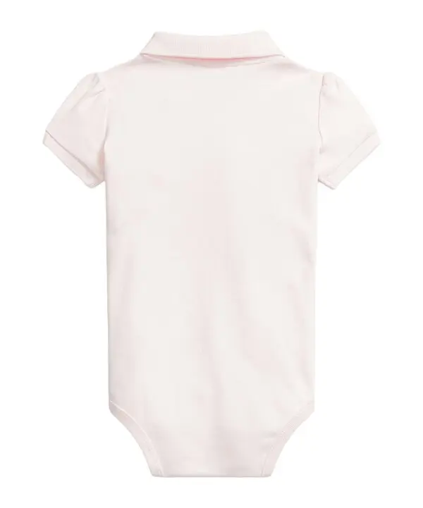 Polo Ralph Lauren Solid Color Onesie - Pink