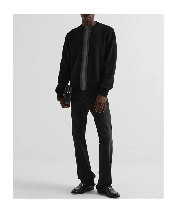 Gucci Long Sleeve Zip Up Knit Cardigan
