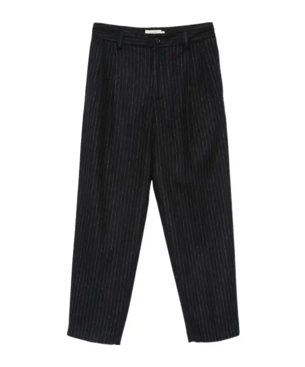Barena Venezia Pinstripe Pleated Tapered Trousers - Blue