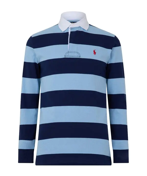 Polo Ralph Lauren Ongsleeve Rugby Shirt - Black