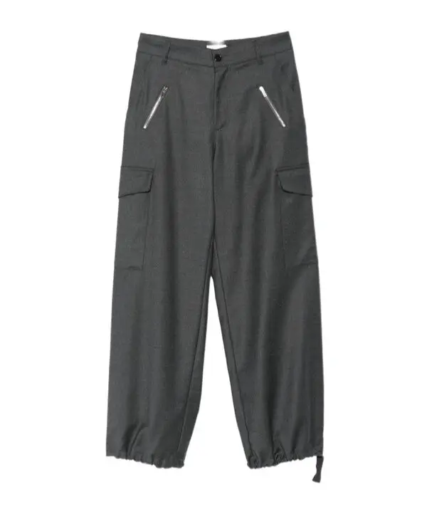 Barena Venezia Drawstringcuff Cargo Trousers - Grey