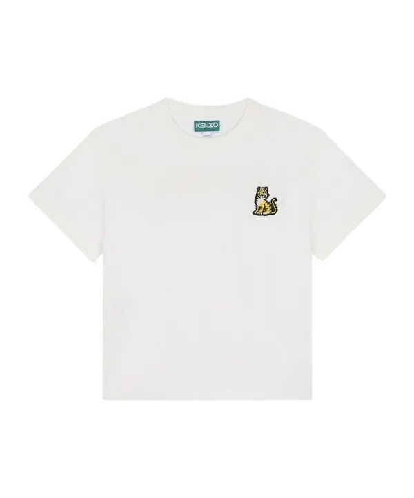 Kenzo Embroidered Tiger Head T-shirt - White