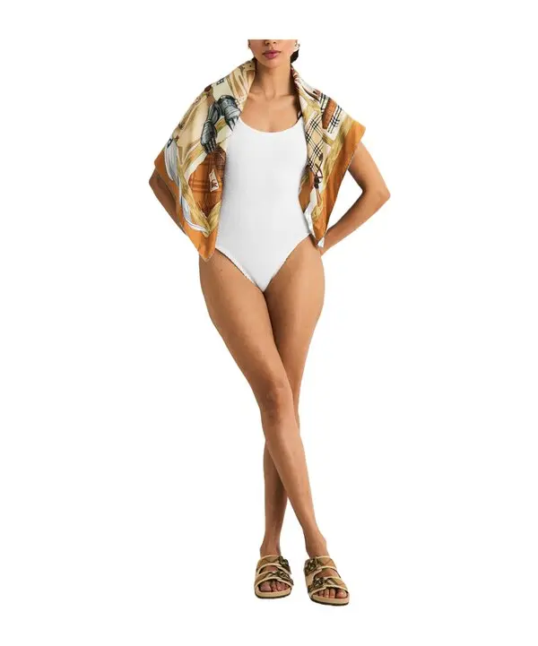 Burberry Solid Color Swimsuit