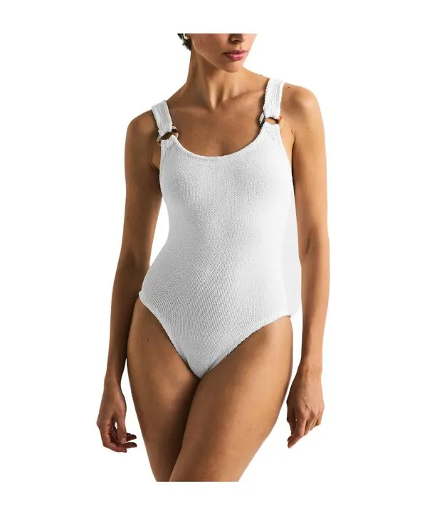 Burberry Solid Color Swimsuit