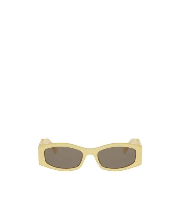 Fendi Geometric Rectangle Sunglasses - Yellow