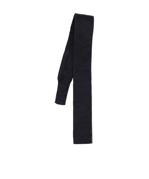 Hugo Boss Wool Knit Tie - Grey