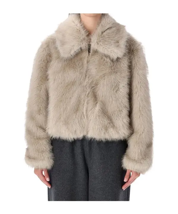 THE FRANKIE SHOP Faux Fur Coat