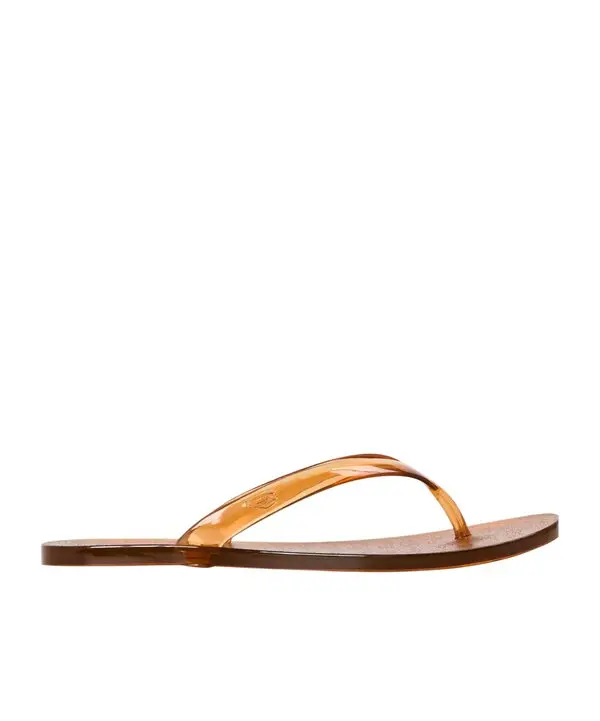 ANCIENT GREEK SANDALS Minimalist Jelly Sandals - Brown