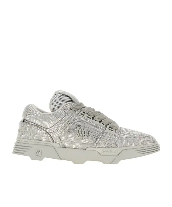 Amiri Round-toe Sneakers - Silver-gray