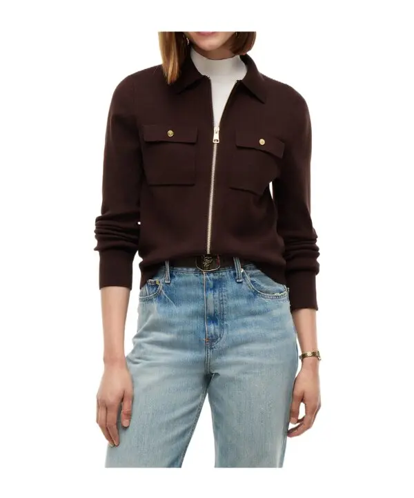 Tommy Hilfiger Zipup Knit Jacket