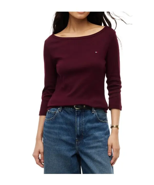 Tommy Hilfiger Cody Slim Boat Neck Long-sleeve T-shirt
