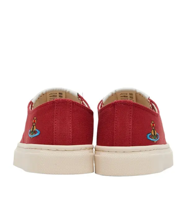 VIVIENNE WESTWOOD Low Top Plimsoll Sneakers - Red/multicolor