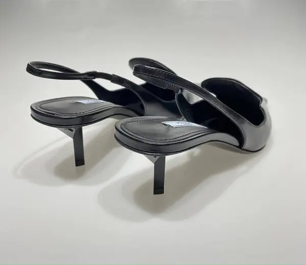 Prada Slingback High-heeled Sandals