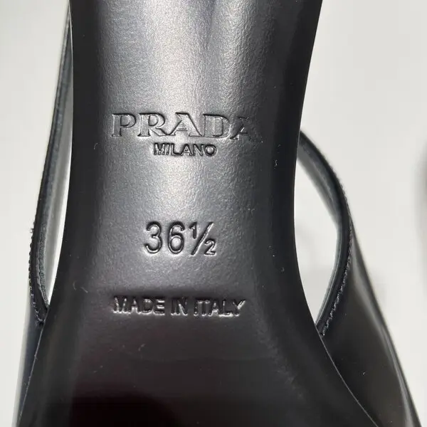 Prada Slingback High-heeled Sandals