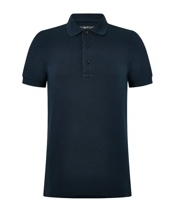 TOM FORD Solid Color Polo Shirt