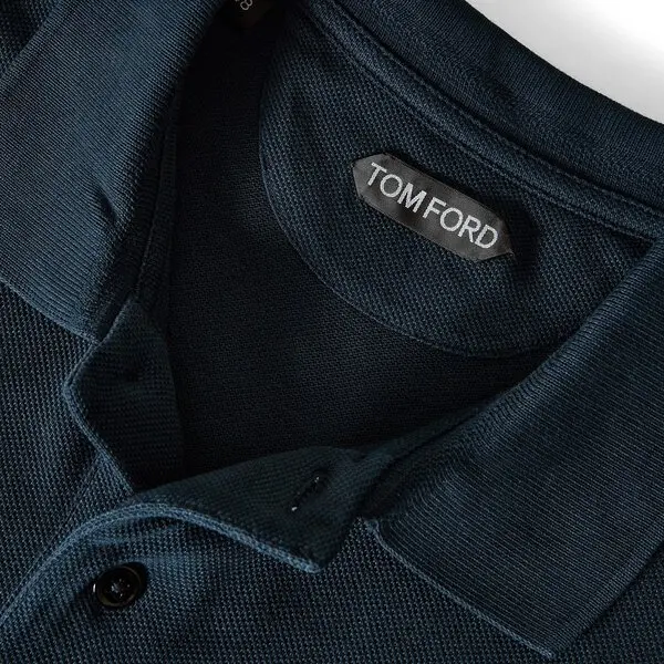 TOM FORD Solid Color Polo Shirt