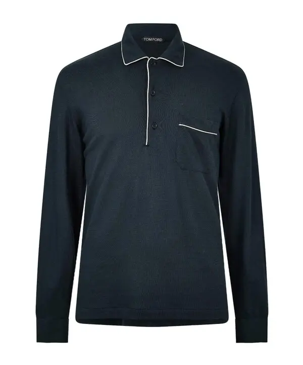 TOM FORD Solid Color Polo Shirt