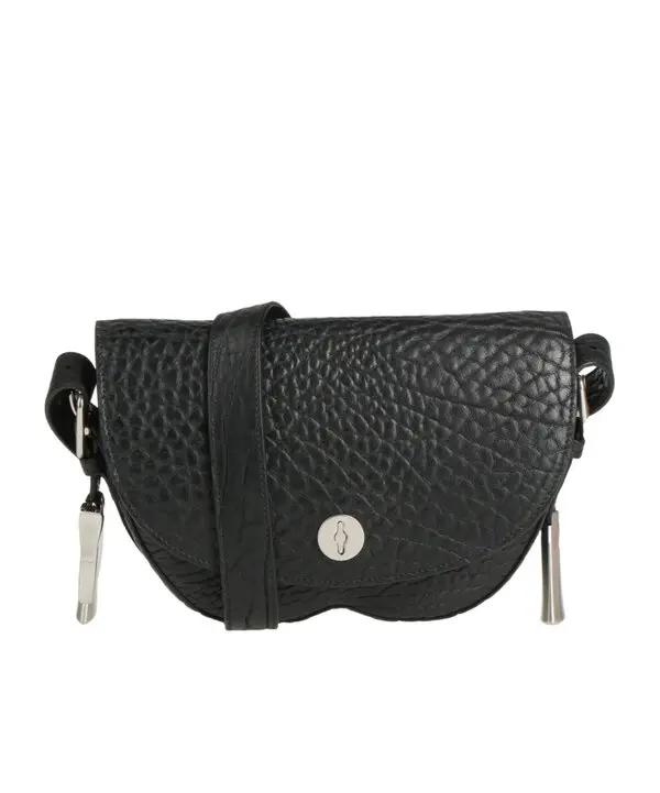 Burberry Medium Saddle Bag - Black