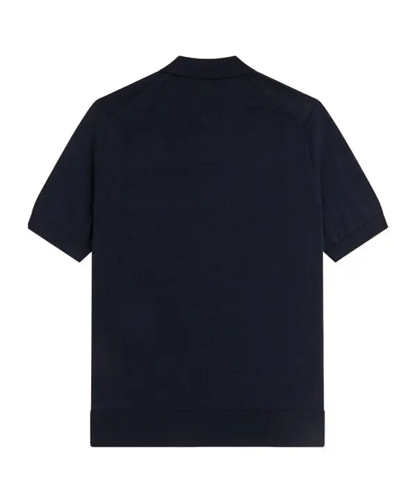 Fred Perry Knitted Short Sleeve Polo Shirt