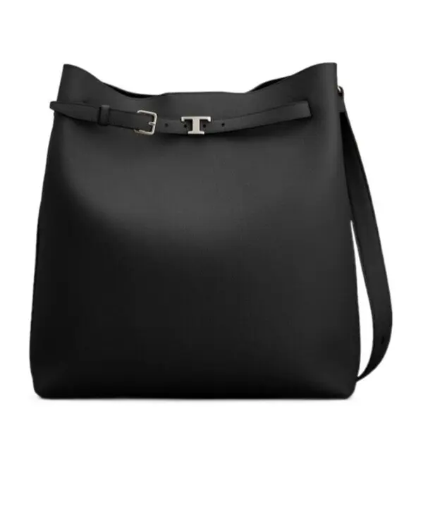 TOD'S Leather Belted Tote Bag