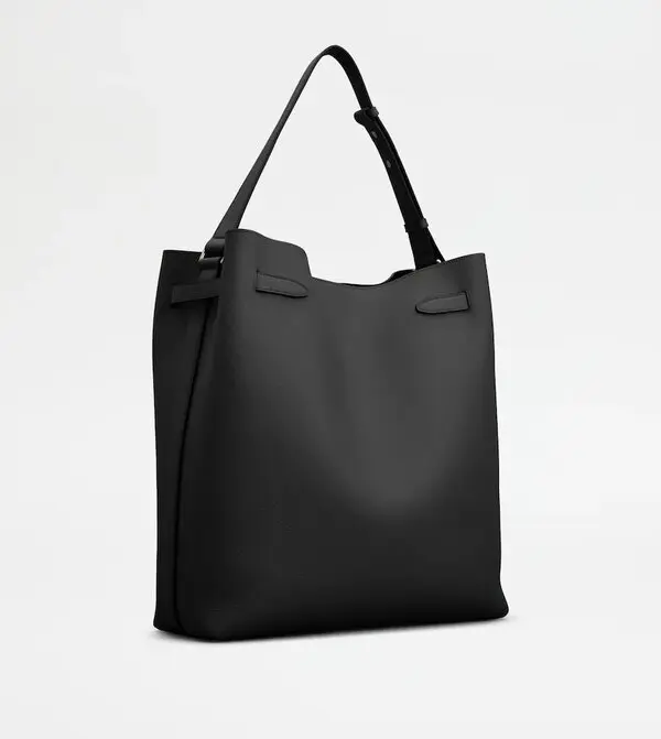 TOD'S Leather Belted Tote Bag