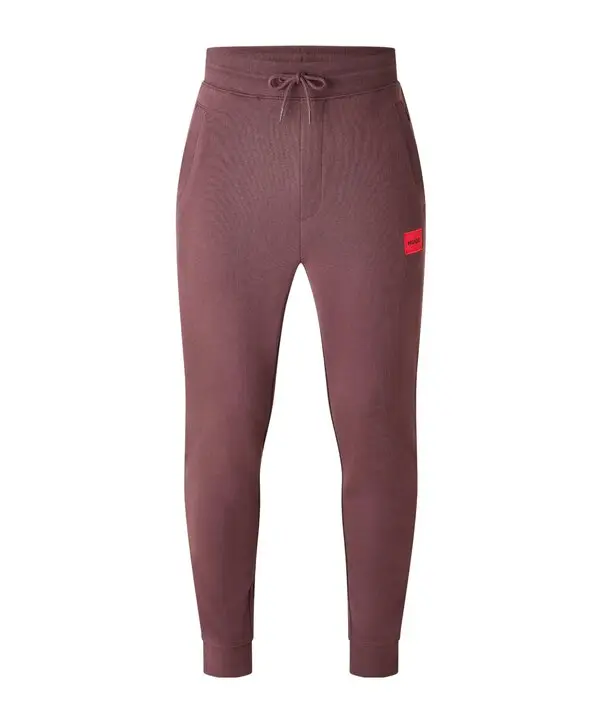 Hugo Boss Drawstring Waist Jogger Pants - Brown