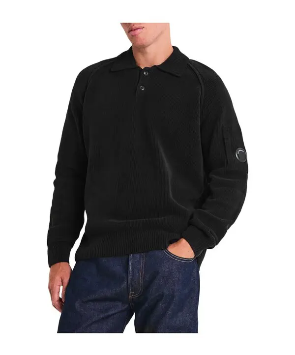 C.P. COMPANY Solid Color Polo Shirt