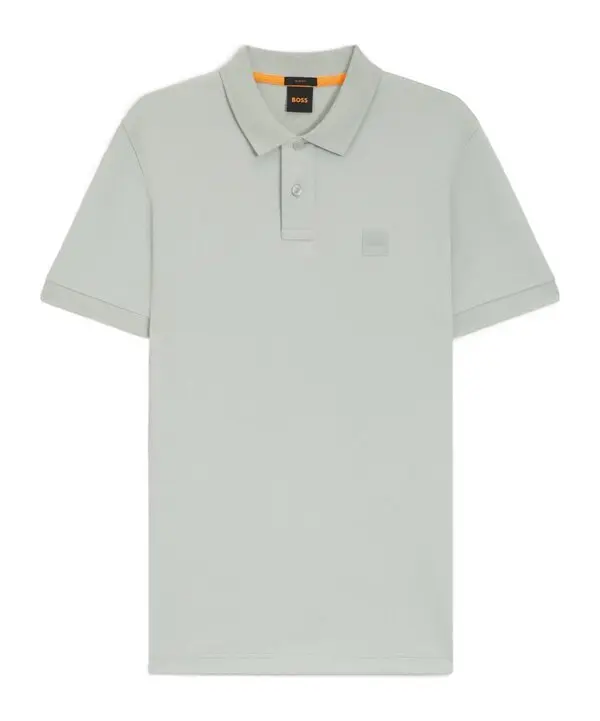 Hugo Boss Shortsleeve Polo Shirt - Silver