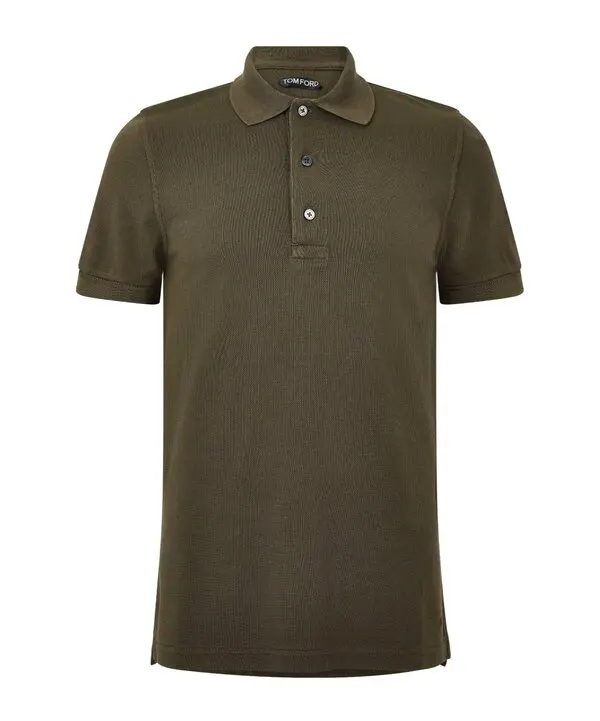 TOM FORD Solid Color Polo Shirt