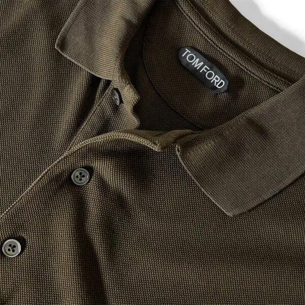 TOM FORD Solid Color Polo Shirt