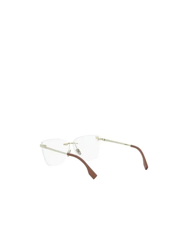 Fendi Rimless Rectangle Eyeglasses - No