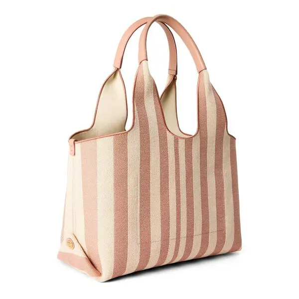 Chloé Striped Canvas Tote Bag