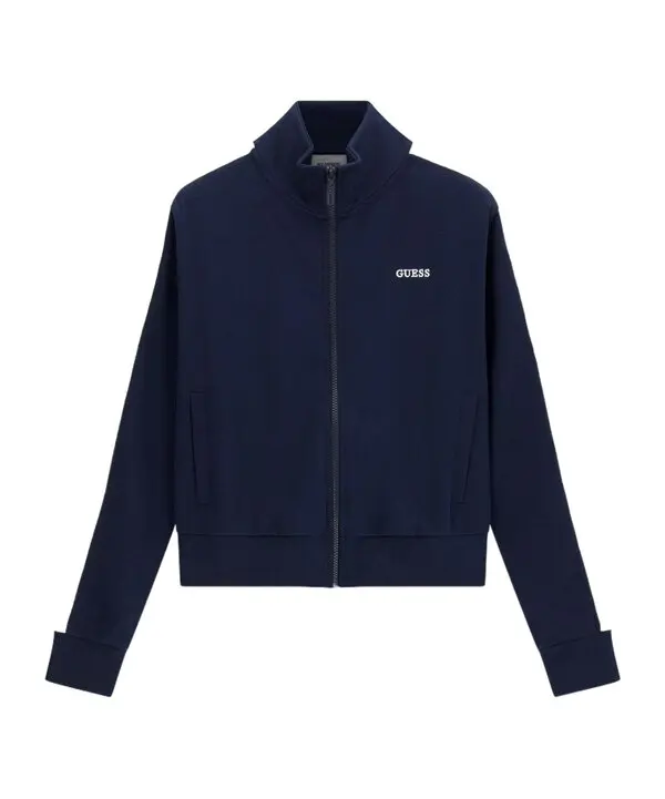 Guess High Neck Zip-up Sports Top