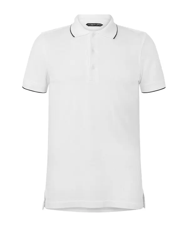 TOM FORD Solid Color Polo Shirt