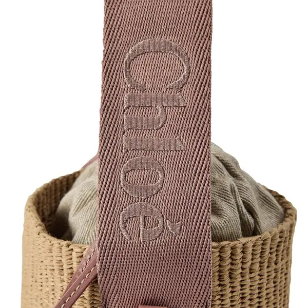 Chloé Woven Tote Bag With Drawstring Closure