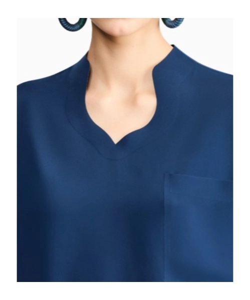 Giorgio Armani Loose Blouse In Technical Cady