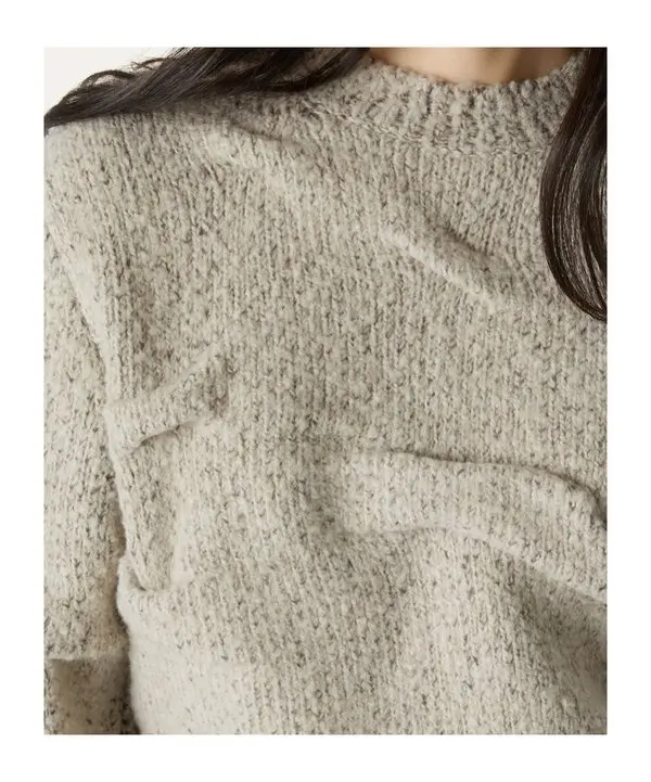 Loro Piana Crewneck Knit Sweater With Textured Detailing