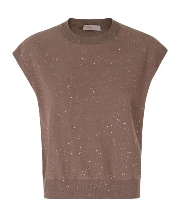Herno Crew-neck Knit Top - Brown