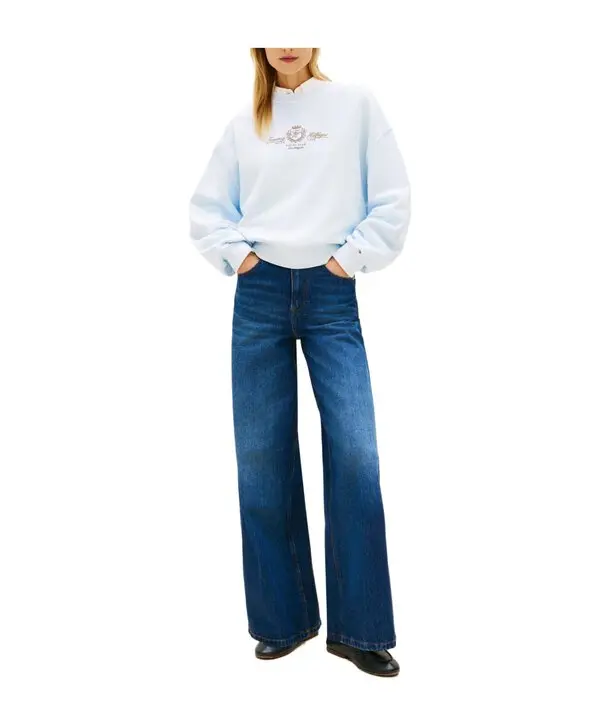 Tommy Hilfiger Relaxed Fit Crewneck Sweatshirt With Logo