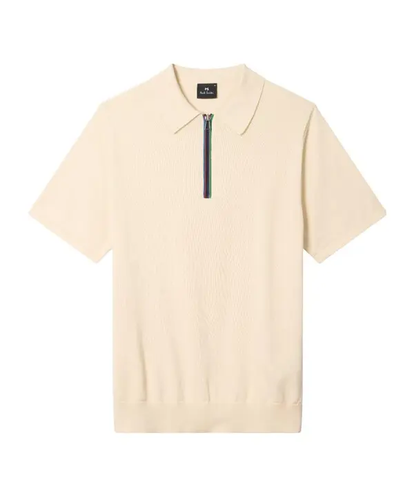 Paul Smith Shortsleeve Polo Shirt - White
